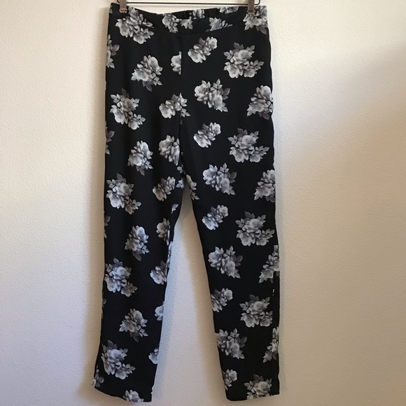 Leith | Pants & Jumpsuits | Modern Leith Cute Floral Print Pants | Poshmark